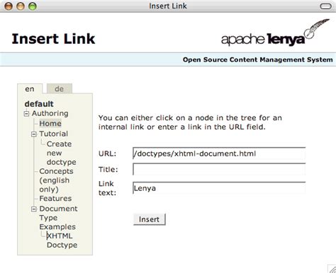 Apache Lenya Screenshots