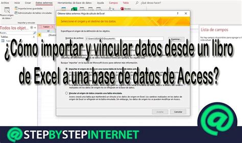 How To Import And Link Data From An Excel Workbook To An Access