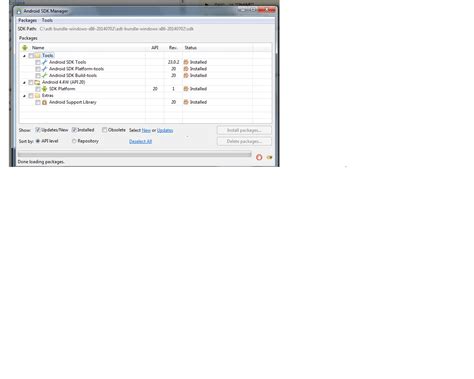 Android In Eclipse I A Getting The Api Level 20 I Want Ot Use Lower