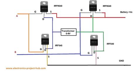 Inverter Circuit Diagram Using 555 Circuit Diagram