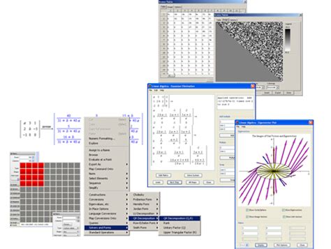 Maple Has Efficient And Comprehensive Linear Algebra Support For Both Small And Large Scale