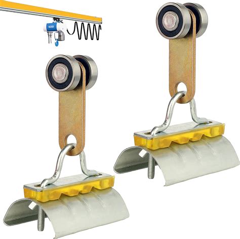 Biaxjuny 2 Wheel Cable Trolley Systemtrolley Roller Four Bearing