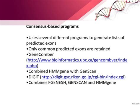 Gene Prediction Methods Vijay Pdf Genetics Science