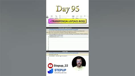 95 ai list excelhacks exceltipsandtricks excelai chatgpt