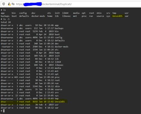 access to usb unraidos from a docker general support unraid