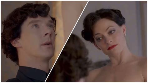 Lara Pulver Sherlock Scene
