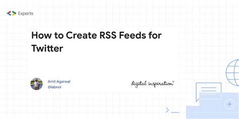 How To Create Rss Feeds For Twitter