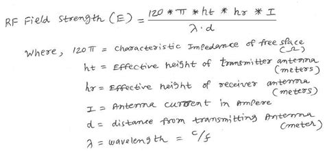 Rf Field Strength Calculator Rf Wireless World