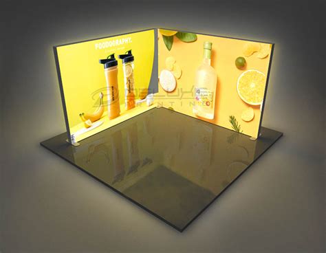 Backlit Modular Shell Scheme Dubai — Exhibition Frames