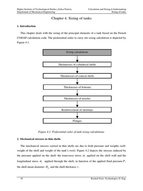 calculation and sizing in boilermaking chapter 4 course pdf