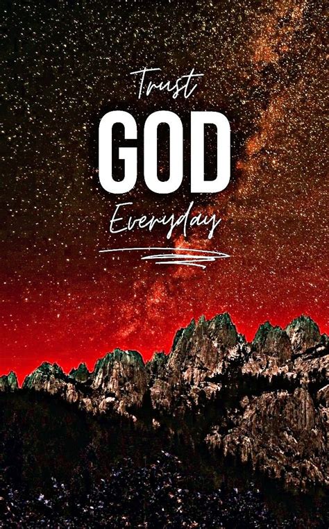 Trust God Wallpaper 4k
