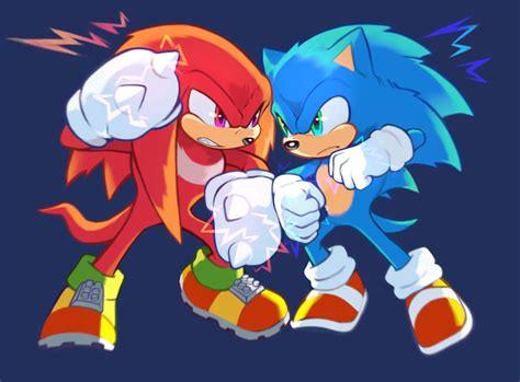 Fondo De Pantalla Minimalista De Sonic Knuckles