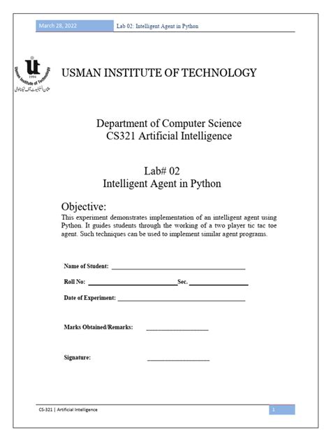 Lab2agents In Python Pdf