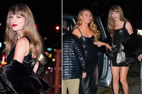 Taylor Swift Steps Out In Tiny Black Dress To Celebrate Her Birthday