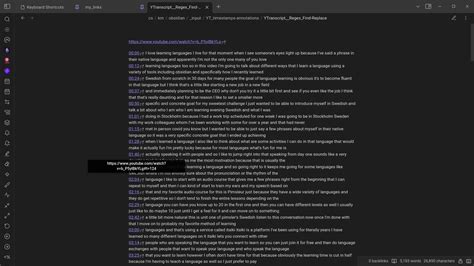 Takeing Video Notes Via Media Extend And Obsidian Yt Transcript Page
