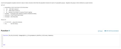 solved use the demographics equation derived in class to