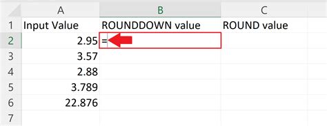 how to use rounddown function in microsoft excel spreadcheaters