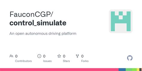 Github Fauconcgpcontrolsimulate An Open Autonomous Driving Platform