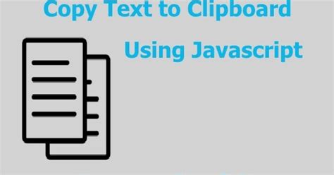 Copy Text To Clipboard Using Javascript Skptricks