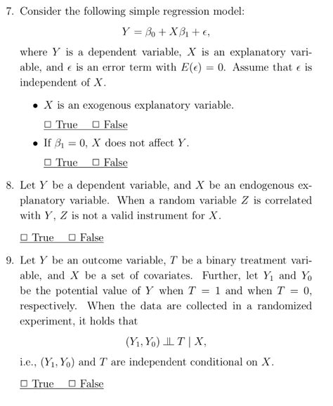 solved consider the following simple regression model y