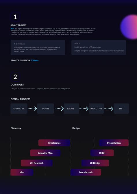 NFTI UI Design UX Case Study On Mobile NFT Marketplace On Behance