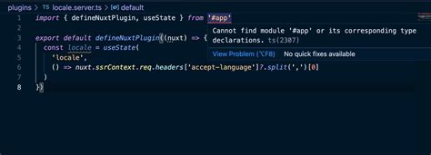Cannot Find Module App In Nuxt Plugin Issue Vuejs Language Tools GitHub