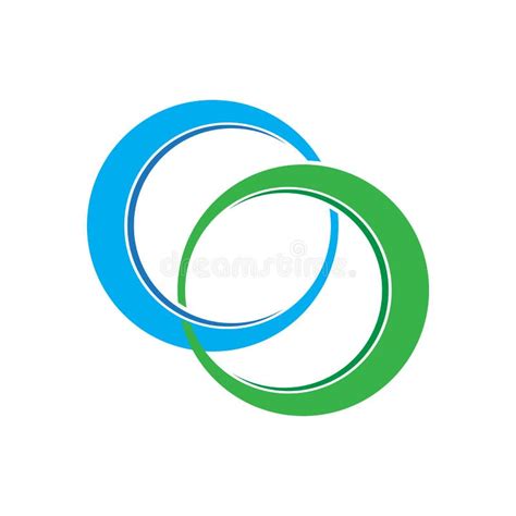 Circle Logo Template Vector Design Stock Vector Illustration Of