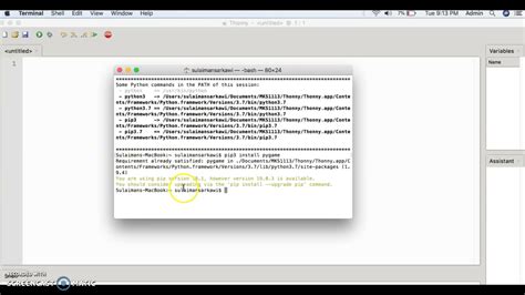 Step Install Pygame YouTube