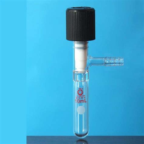 Schlenk Tube With High Vacuum Valve And Hose Connector Capacity 5 To 350 Ml Labxsci