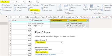 solved break out an email matrix into single row with mul