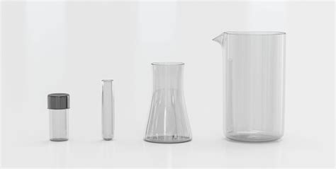 흰색 실험실 유리 제품 3d 렌더링 그림흰색 배경에 격리 된 테스트 튜브 개발에 대한 스톡 사진 및 기타 이미지 개발 건강관리와 의술 과학 Istock