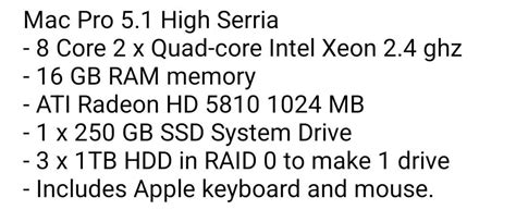 mac pro 5 1 r macos