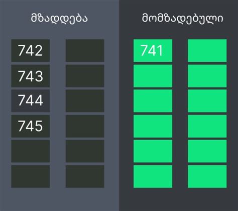 შეკვეთების ნომრების მონიტორი Pos Snack