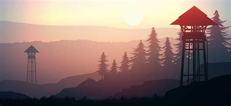 자연 숲 자연 소나무 숲 산 지평선입니다 풍경 벽지 일출과 일몰 일러스트 벡터 스타일 화려한 보기 배경입니다 0명에 대한 스톡 벡터 아트 및 기타 이미지 Istock