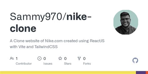 Github Sammy970nike Clone A Clone Website Of Created Using Reactjs With Vite And