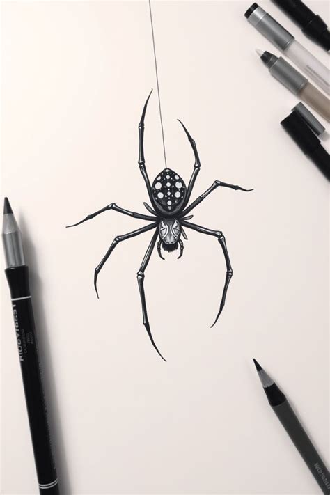 12 Spider Drawing Ideas Various Styles And Skill Levels In 2025