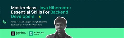 Register For Java Hibernate Essential Skills For Backend Developers