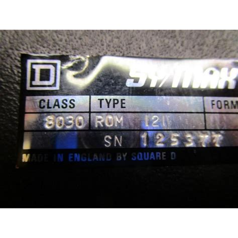 Square D 8030 Rom 121 Symax Output Module 8030rom121 Serd Used Mara Industrial Square D 8030 Rom 121 Symax Output Module 8030rom121 Serd Used Mara Industrial