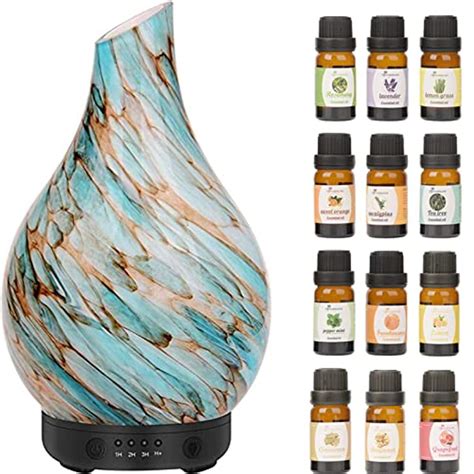 Diffuserlove 120ml Aroma Diffuser Glas ätherisches Öl Diffusor Luftbefeuchter Im Diffuser