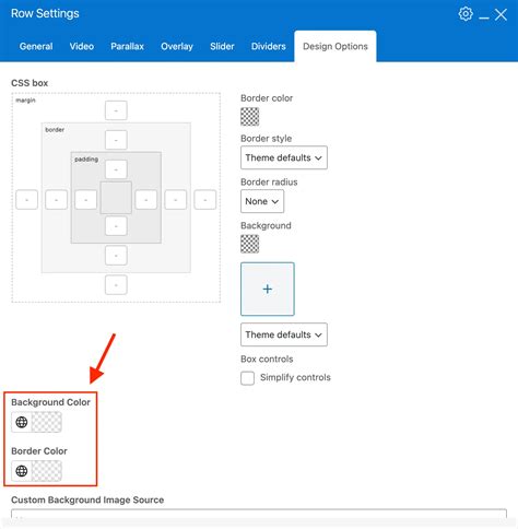 using color palette colors for wpbakery sections rows and columns total docs