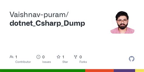 Github Vaishnav Puramdotnetcsharpdump