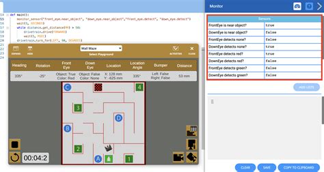 Using The Eye Sensor In Vexcode Vr With Python Vex Library