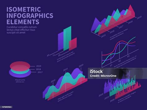등분 메트릭 인포그래픽 요소 3d 그래프 막대 차트 시장 히스토그램 및 레이어 다이어그램 비즈니스 프레젠테이션 벡터 인포그래픽 0명에 대한 스톡 벡터 아트 및 기타 이미지