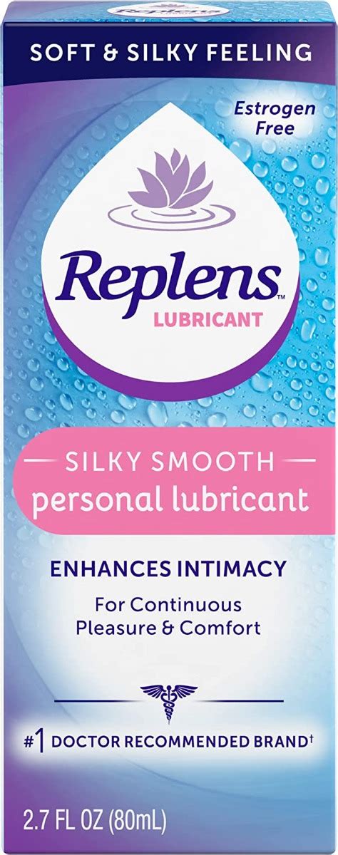 Replens Lubricant Silky Smooth Personal Lubricant 2 7 Fl Oz