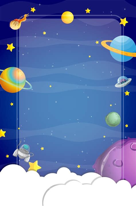 Outer Space Banner Background