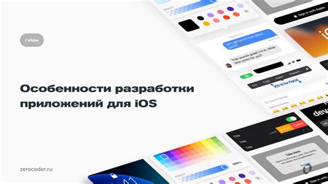 Особенности разработки приложений для Ios Я зерокодер