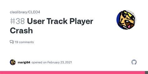user track player crash · issue 38 · cleolibrary cleo4 · github