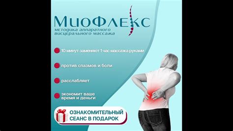 Список показаний для проведения МИОФЛЕКС очень обширный! - YouTube