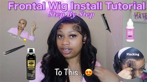 Beginner Friendly Wig Install Tutorial ( step by step ) - YouTube