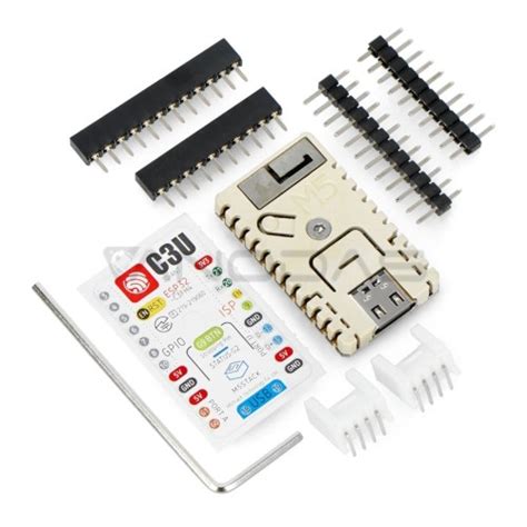 m5stamp c3u su espressif esp32 c3 risc v mikrovaldikliu wifi su